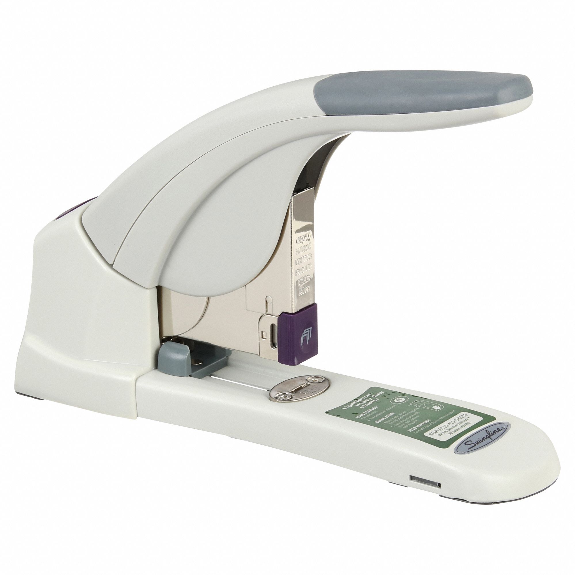 SWINGLINE, 120 Sheet Capacity, 2 3/4 in Throat Dp - Max, Manual Stapler ...