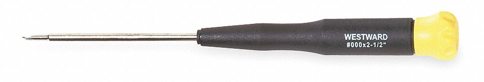 Precision Screwdriver, Tip Size #00, Phillips, Overall Length 4-3/4 in ...