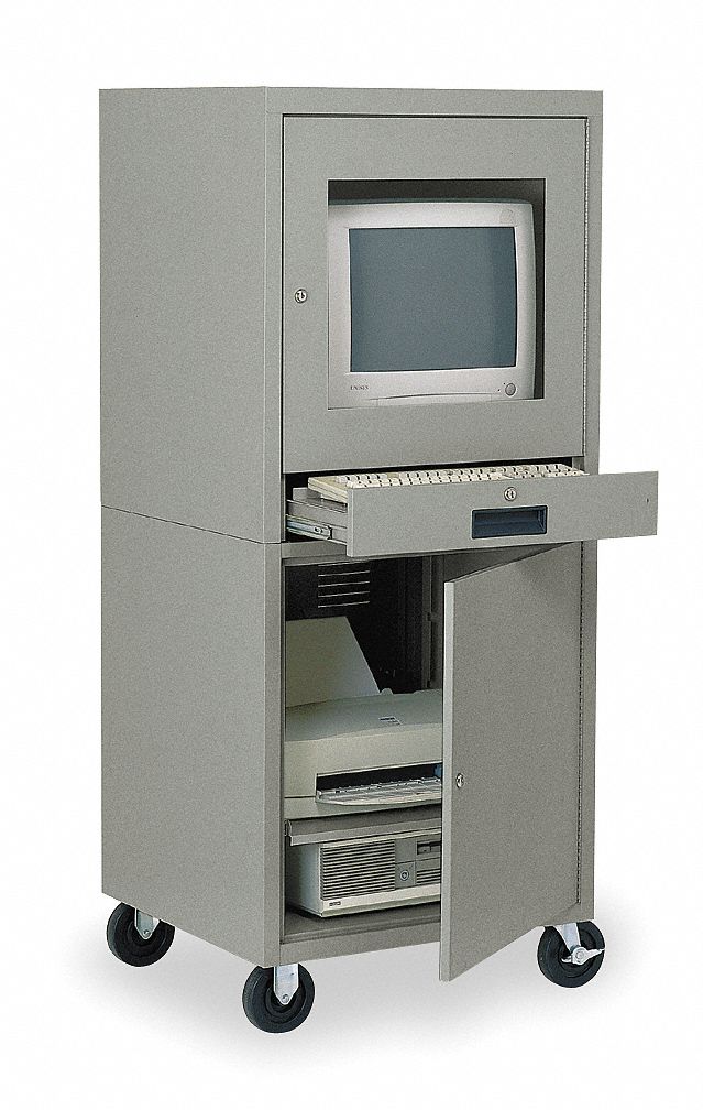 Mobile Computer Cabinet - Grainger
