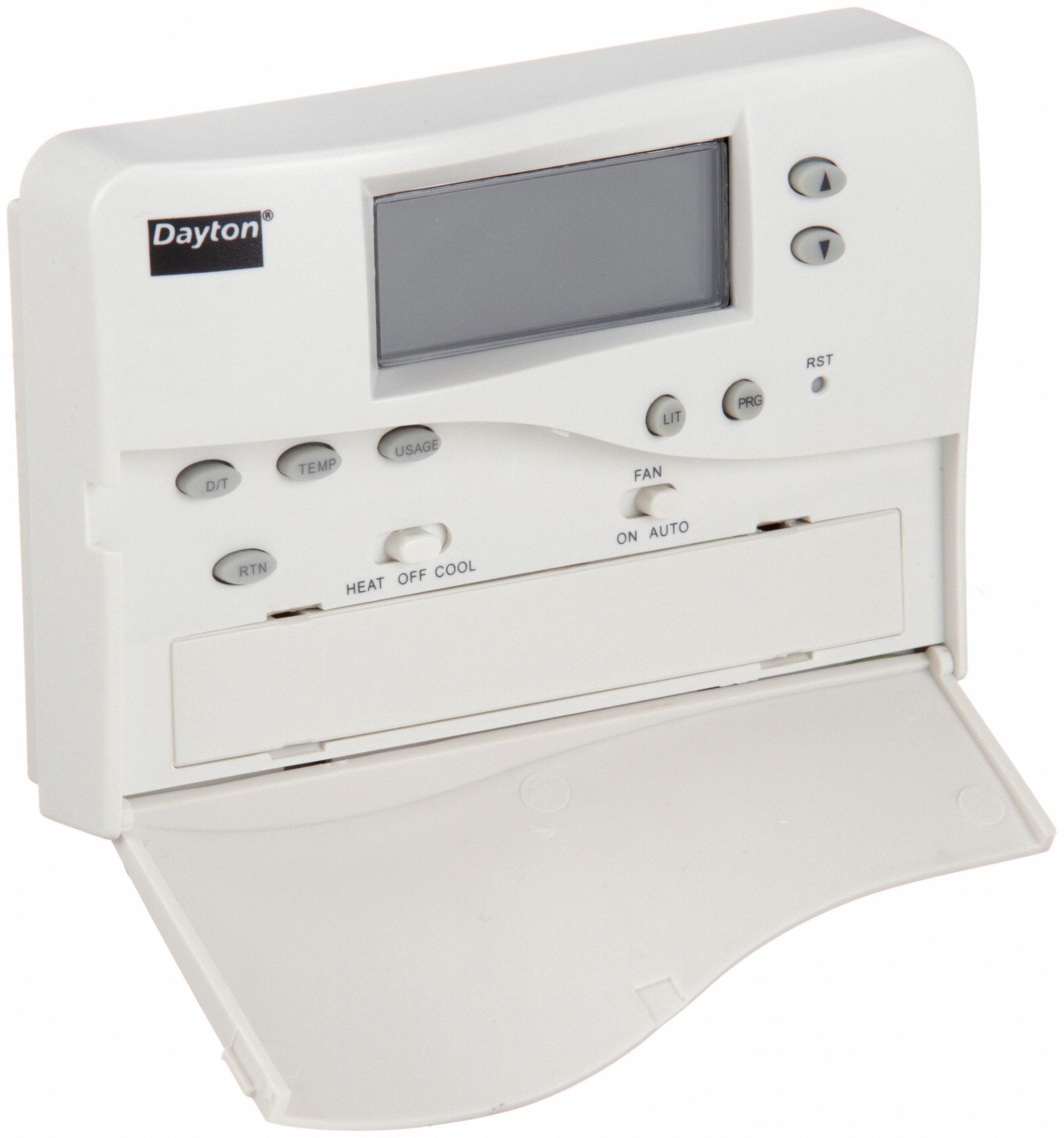 DAYTON Low Voltage Thermostat: Heat and Cool, Manual, B/C/G/O/R/W ...