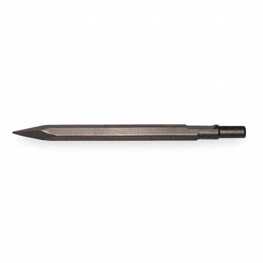 BOSCH Chisel for Spline Tool: 1/4 in Head Wd, 12 in Overall Lg, 21/32 in Shank Dia - 1UL86 ...