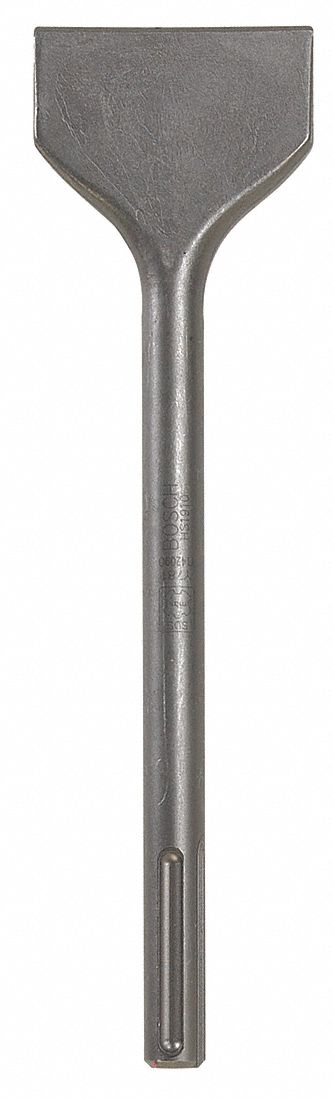 BOSCH, 3 in Head Wd, 12 in Overall Lg, Chisel Bit - 1UL90|HS1910 - Grainger