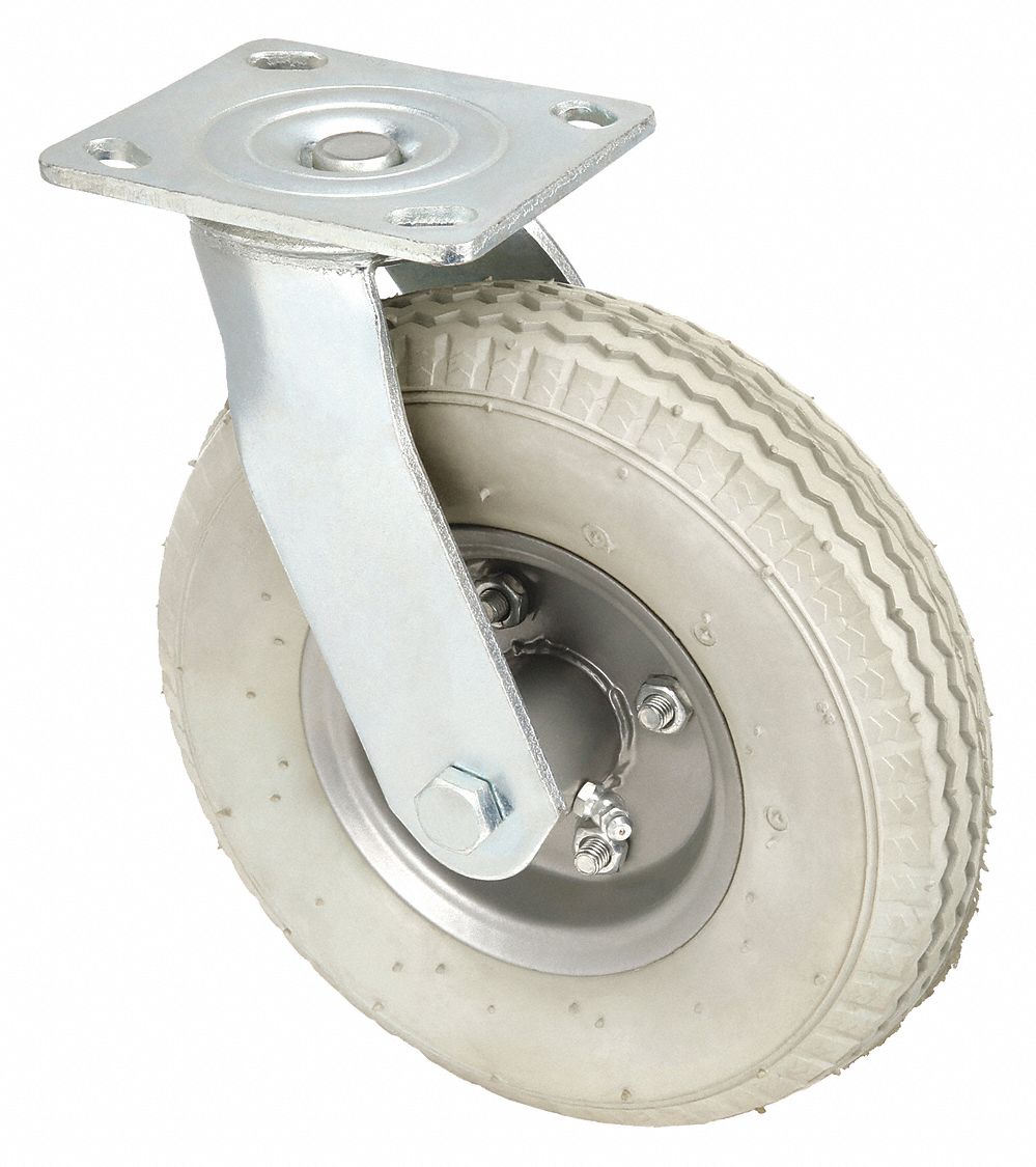 GRAINGER APPROVED SWIVEL CASTER 10IN 350LB PNEUMATIC - Pneumatic and ...