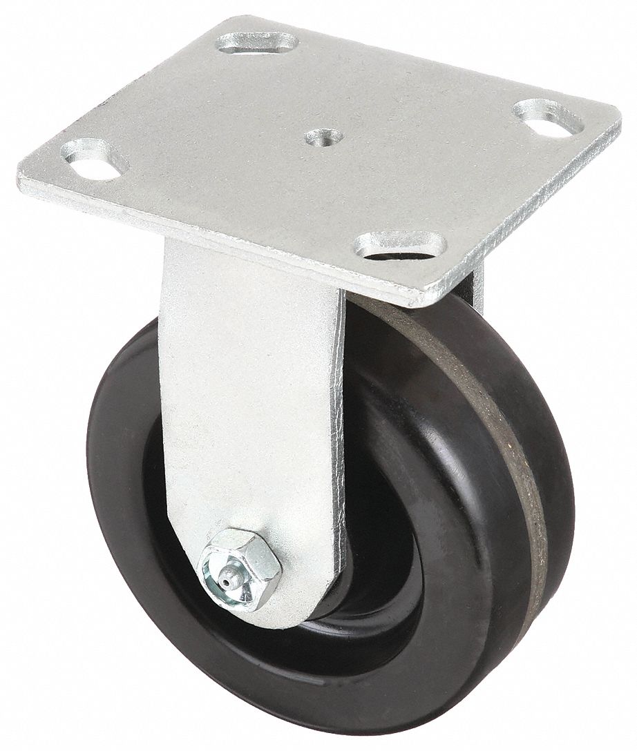 Rigid, No Brake, Plate Caster - 1ULN4|1ULN4 - Grainger