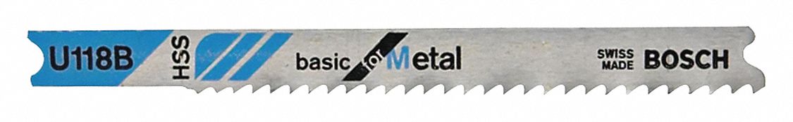 Jig Saw Blade, 11 to 14 Teeth per Inch, PK 5 - Grainger