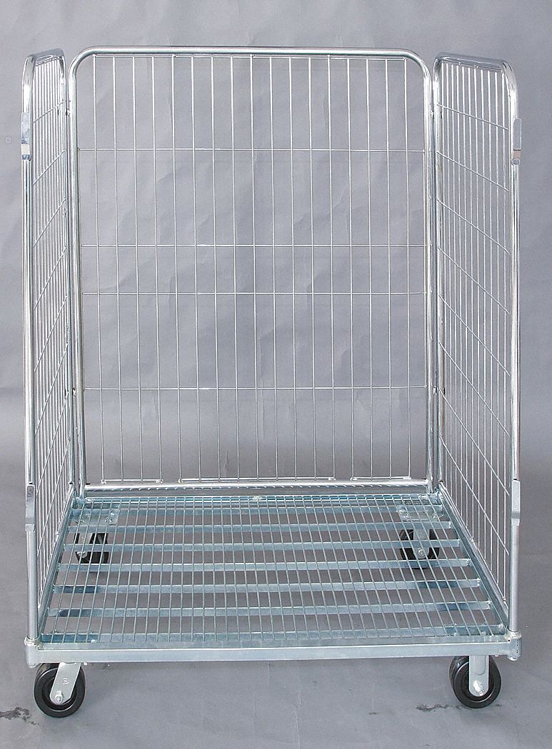 Wire Cart, 1800 lb Load Capacity - Grainger