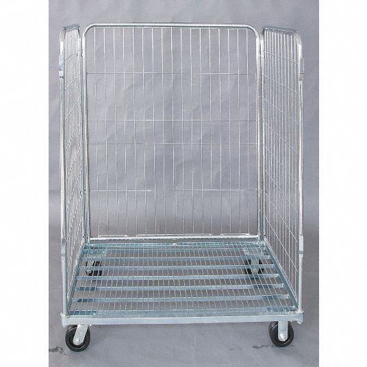 Wire Cart, 1800 lb Load Capacity - Grainger