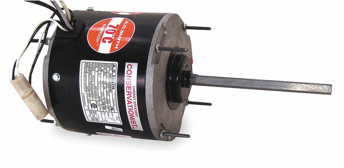 CENTURY Condenser Fan Motor,1/2 HP,1075 rpm,60Hz - 1UMG2|FEH1056SF ...