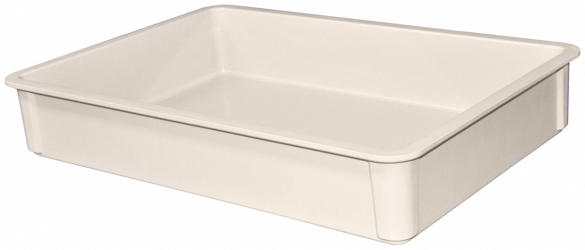 MOLDED FIBERGLASS, 7.1 gal, 25 3/4 in x 17 3/4 in x 4 1/2 in, Stacking ...