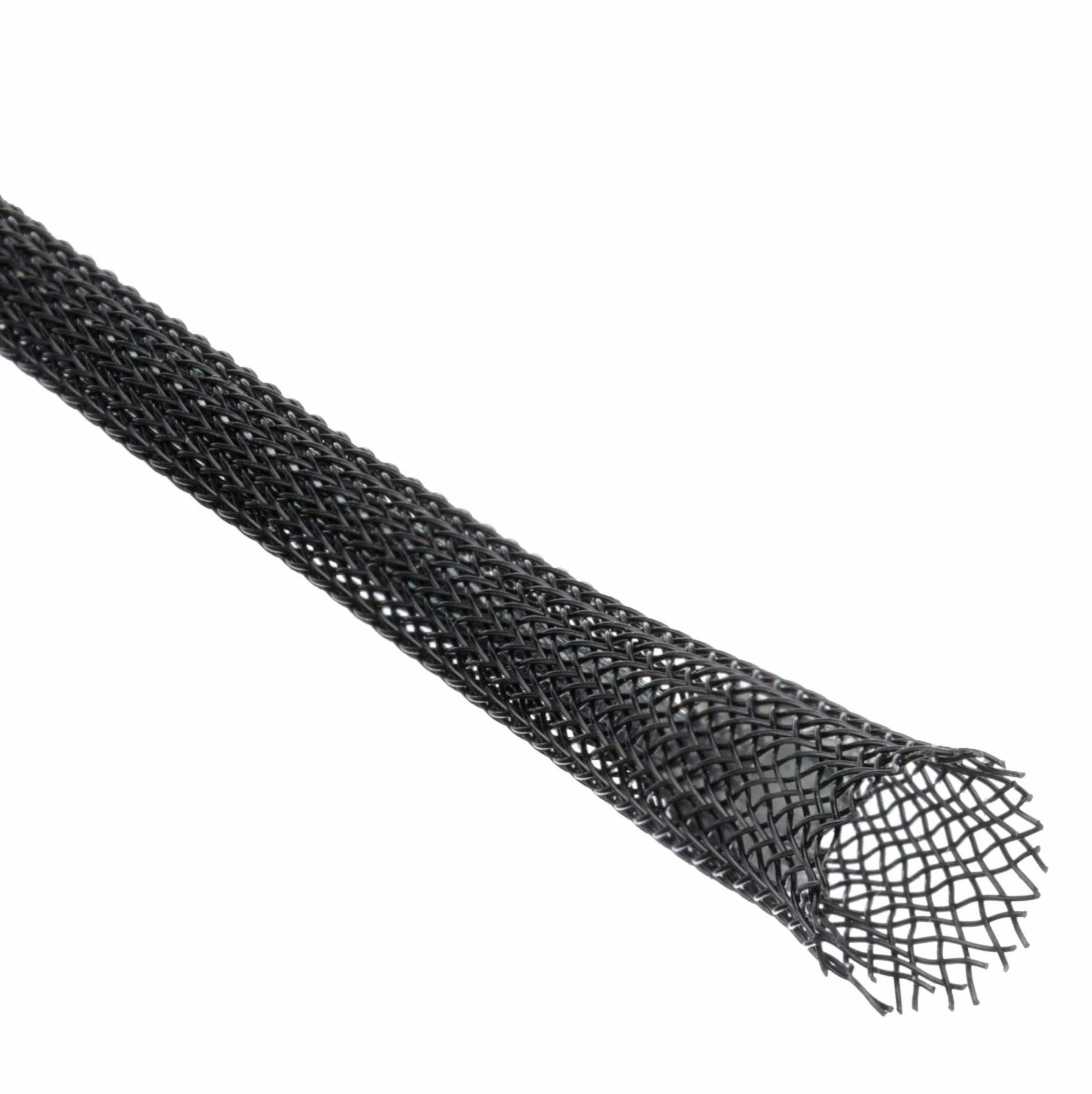 TECHFLEX Braided Sleeving: 1/4 in Inside Dia, Expandable, For 219/500 ...