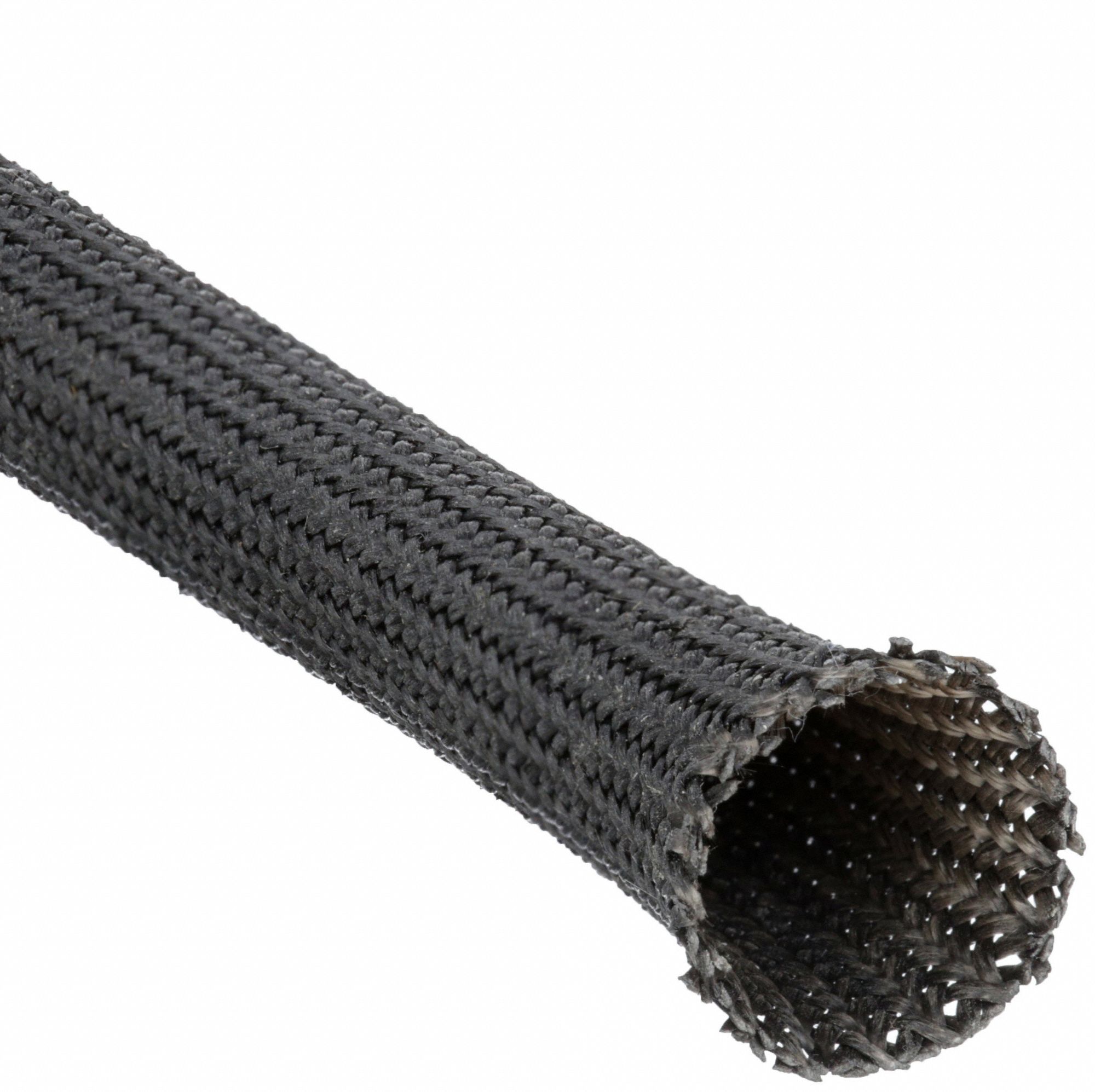 TECHFLEX Sleeving: 3/8 in Inside Dia, Expandable, For 5/8 in Max Bundle ...