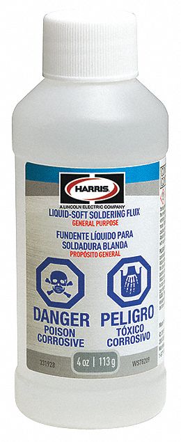 HARRIS Solder Flux: 4 oz, Bottle - 1UYK3|331928 - Grainger