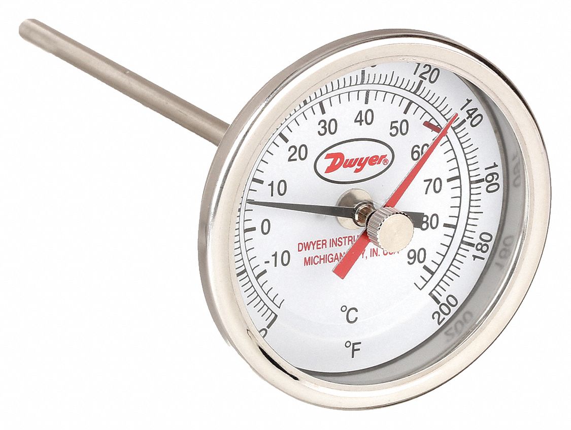 6 in Thread-Mounted Thermometers - Grainger Industrial Supply