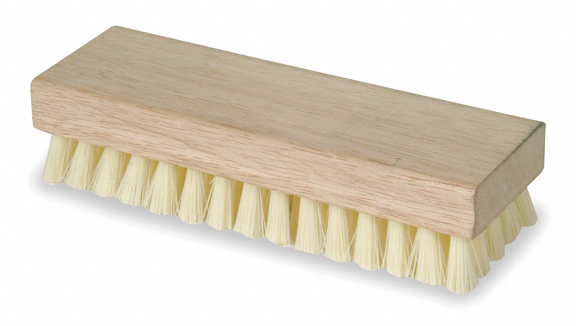 TOUGH GUY 8"L Synthetic Block Scrub Brush, Natural - 1VAD7|1VAD7 - Grainger