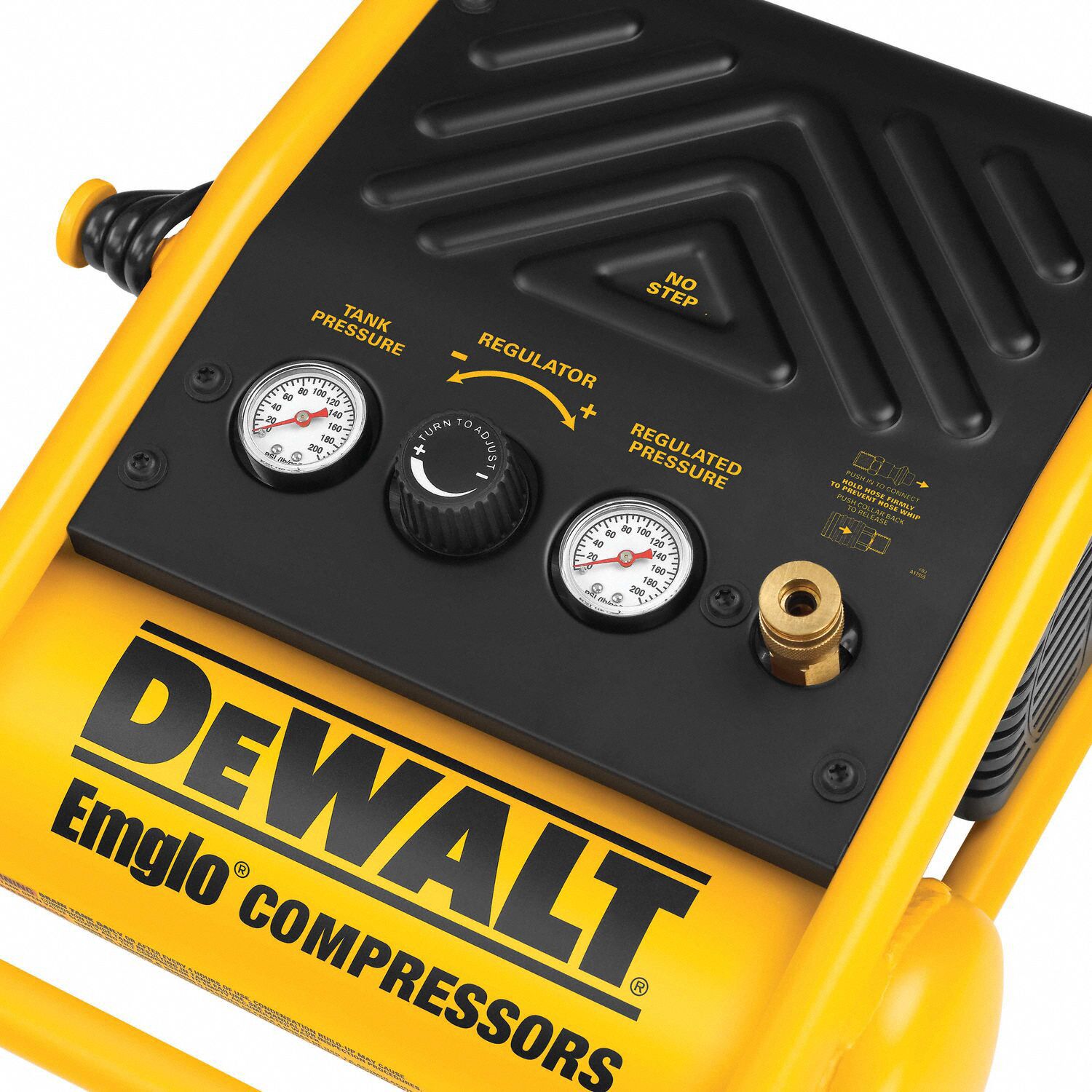 DEWALT Portable Air Compressor: Quiet, Oil Free, 1 gal, Hot Dog, 0.33 ...