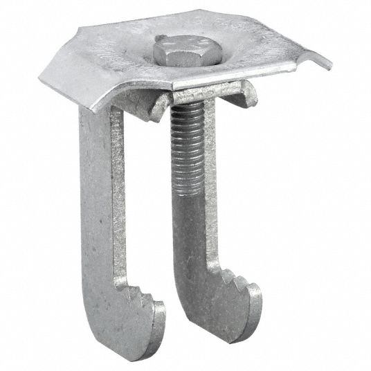 G-Clip, 1/4"-20 Hex Head Cap Screw, Cabon Steel Grating Clip - 1VBZ7 ...