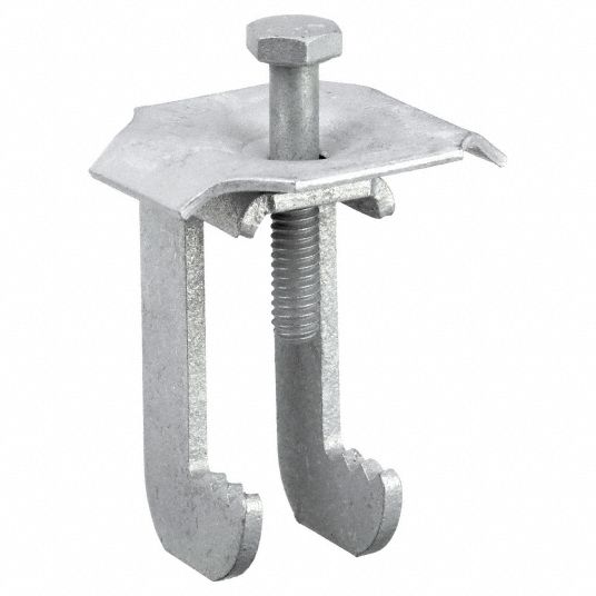 G-Clip, 1/4"-20 Hex Head Cap Screw, Cabon Steel Grating Clip - 1VBZ9 ...