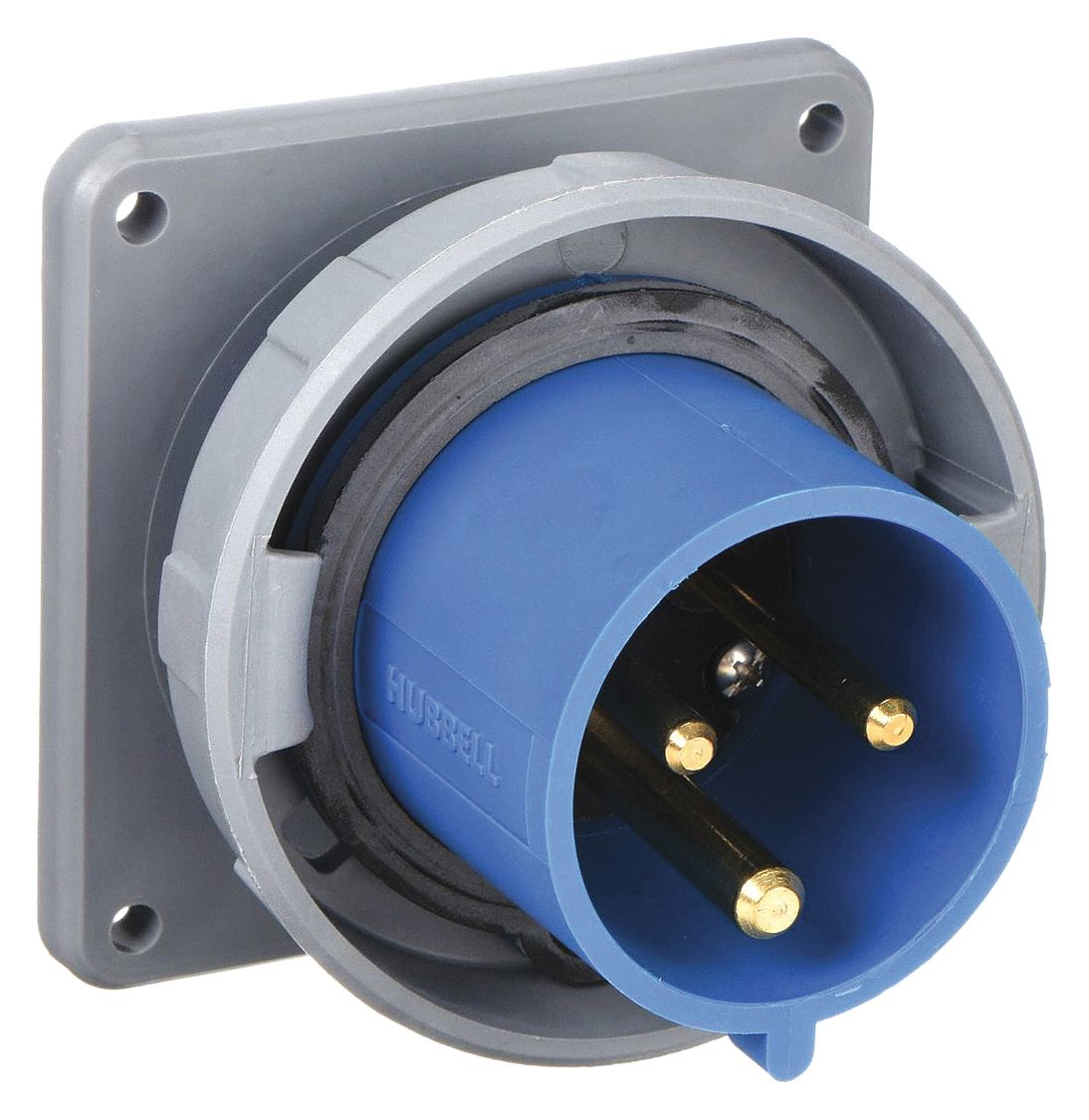 30 A, 250V AC, Watertight Pin and Sleeve Inlet - 1VCK5|HBL330B6W - Grainger