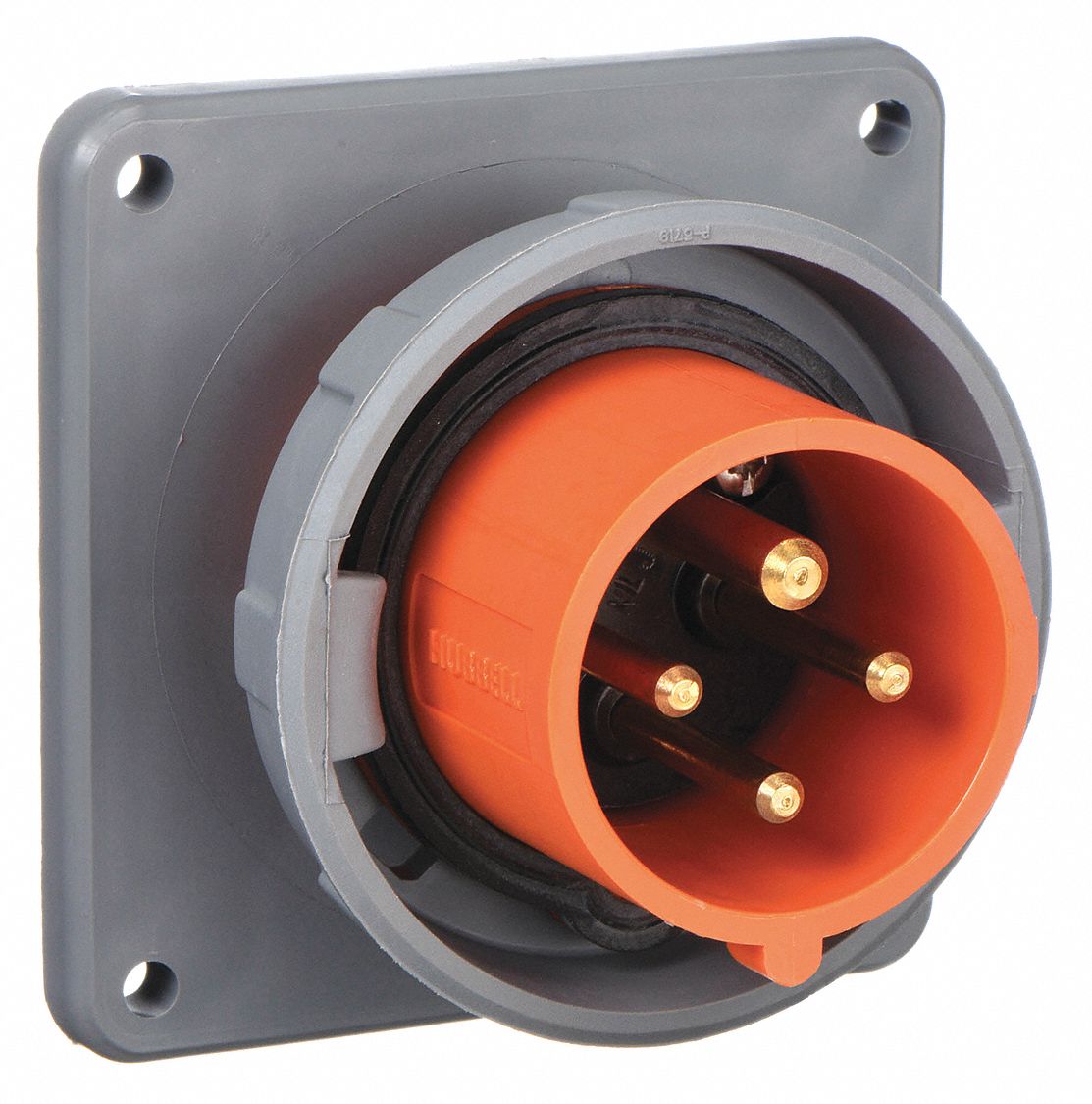 20 A, 125/250V AC, Watertight Pin and Sleeve Inlet - 1VCN4|HBL420B12W ...