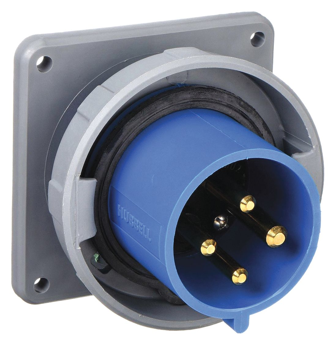 30 A, 250V AC, Watertight Pin and Sleeve Inlet - 1VCN7|HBL430B9W - Grainger