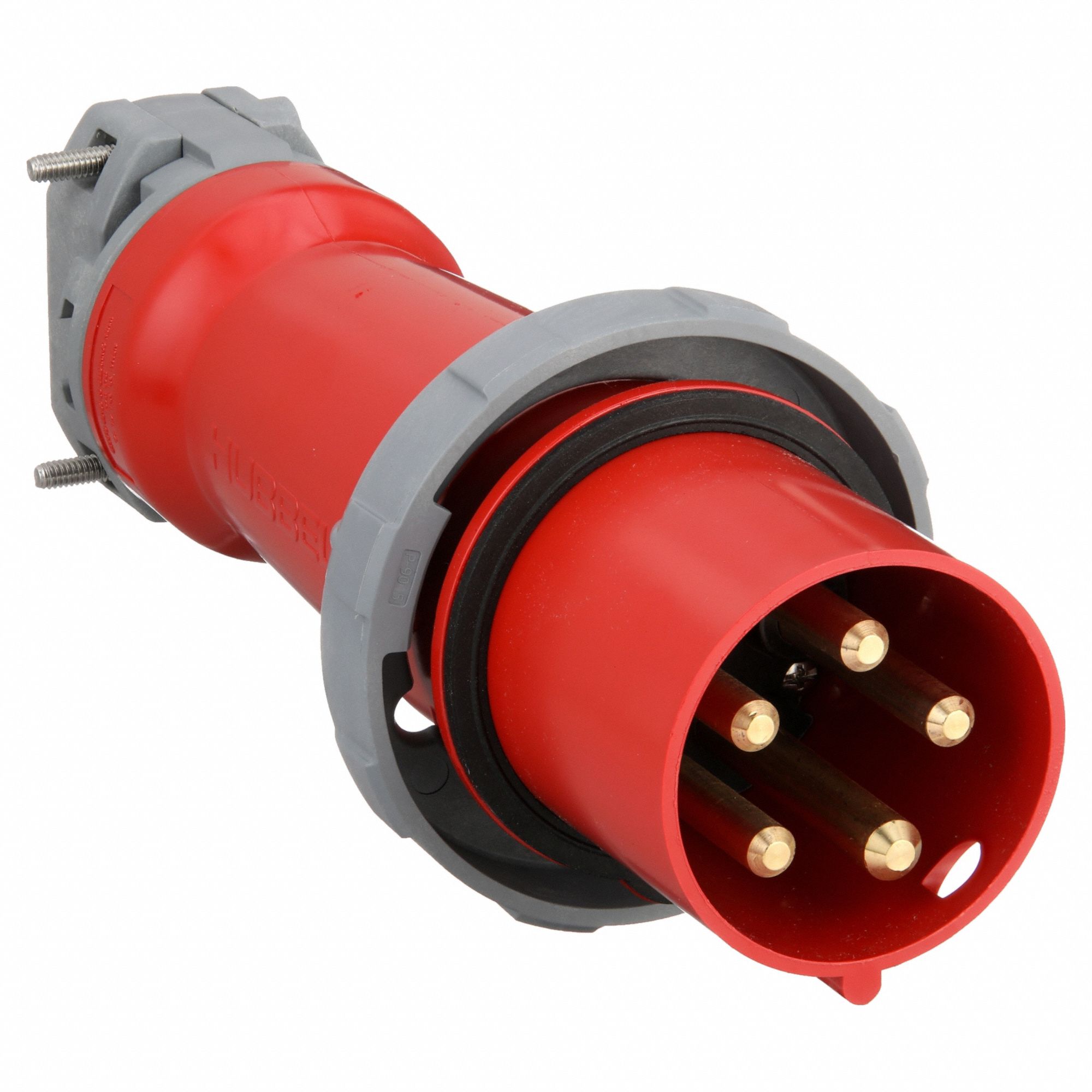 100 A, 277/480V AC, IEC Pin and Sleeve Plug - 1VCP5|HBL5100P7W - Grainger