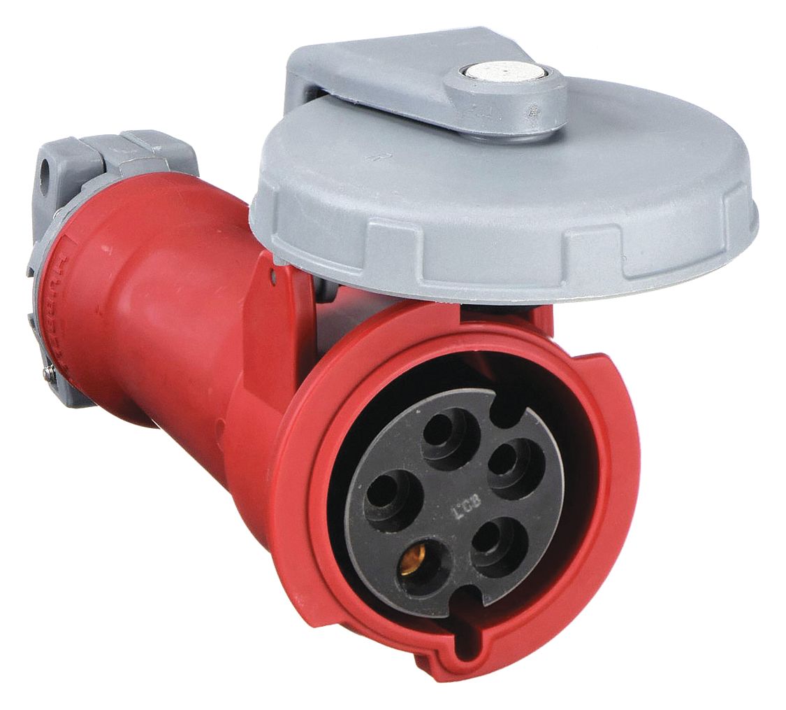 30 A, 277/480V AC, Watertight Pin and Sleeve Connector - 1VCR7 ...