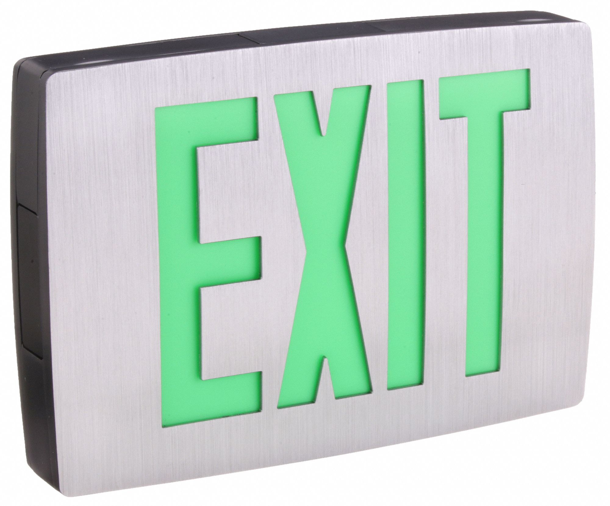 LED, Black, Exit Sign - 1VCU8|LQC 2 G - Grainger