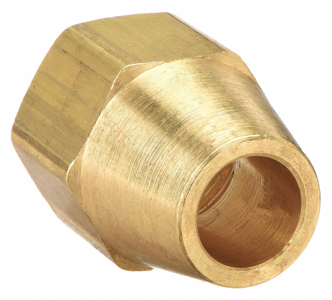 1/8 in OD Fitting Size, Flared, Flared Fitting Nut - 1VDT6|41FS-2 - Grainger