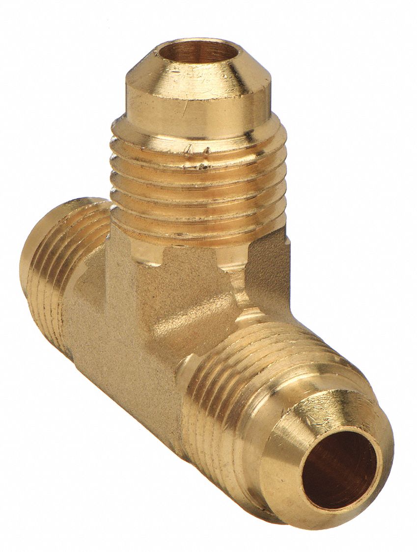 5/16 in OD x 5/16 in OD x 5/16 in OD Fitting Size, Flared, Flared Fitting Tee - 1VDY5|144F-5 ...