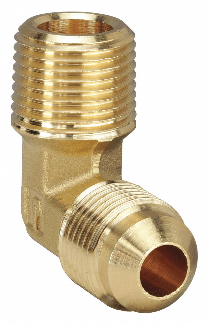 5/16 in OD x 1/8 in Pipe Fitting Size, Flared/Threaded, Flared Fitting Elbow - 1VEA1|149F-5-2 ...