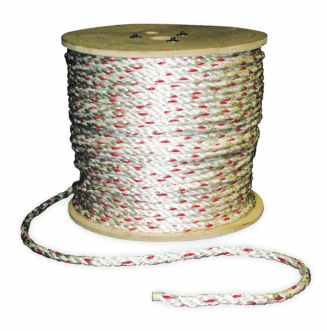 5/8 in dia. Polyester All Purpose General Utility Rope, Red/White, 600 ...