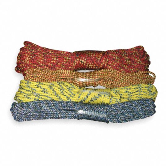 3/8 in dia. Polypropylene All Purpose General Utility Rope, Multicolor ...