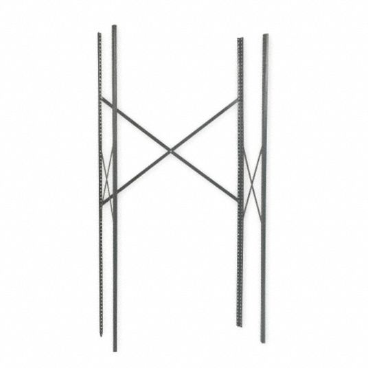 EDSAL, 85 in Overall Ht, Steel, Post Kit - 1VF51|85UC-S - Grainger