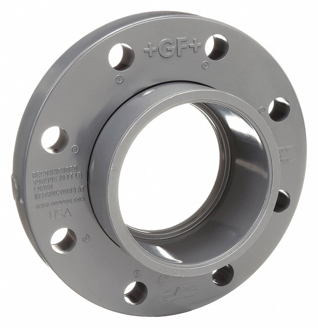 Schedule 80, PVC, Van Stone Flange - 1VFR8|854-040 - Grainger