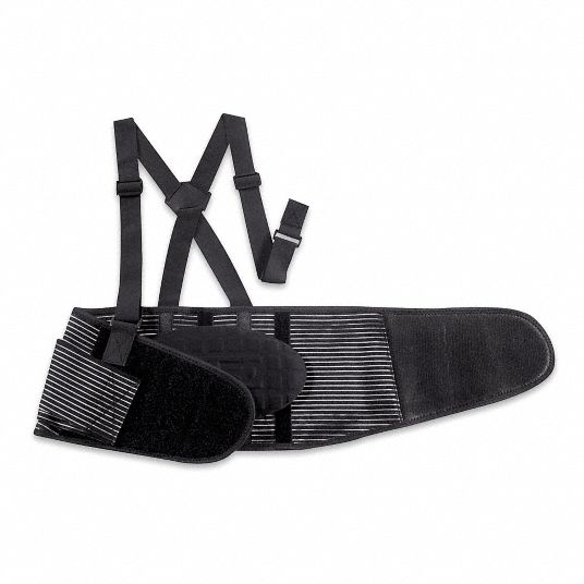 VALEO Elastic Back Support, 9" Width, XL, Black - 1VG97|VELP - Grainger