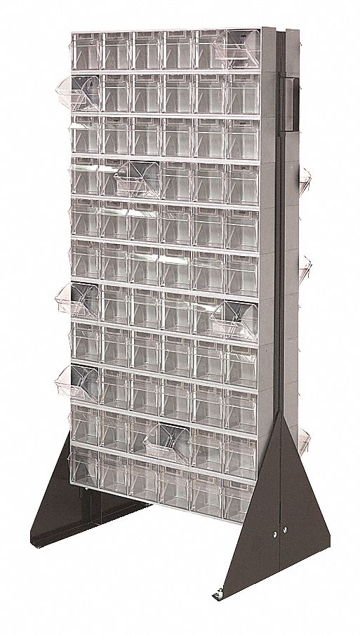 QUANTUM STORAGE SYSTEMS, 16 in x 23 5/8 in x 52 in, Freestanding, Tip ...