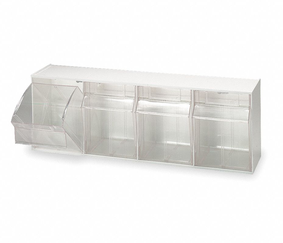 QUANTUM STORAGE SYSTEMS Contenedor Abatible, Marfil, Altura Exterior 8 ... QUANTUM STORAGE SYSTEMS Contenedor Abatible, Marfil, Altura Exterior 8 ...