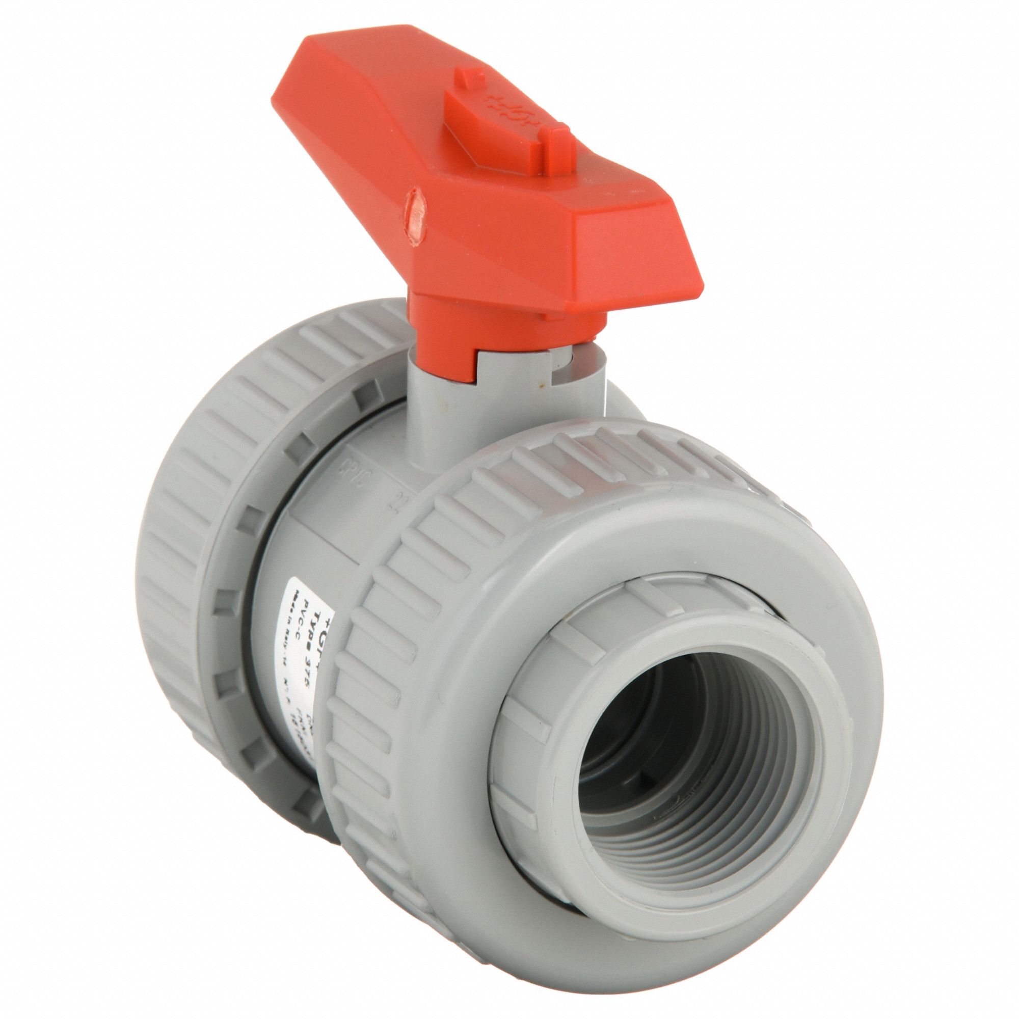 GF PIPING SYSTEMS, 1 in, CPVC, Manual Two-Way Ball Valve - 1VHB1 ...
