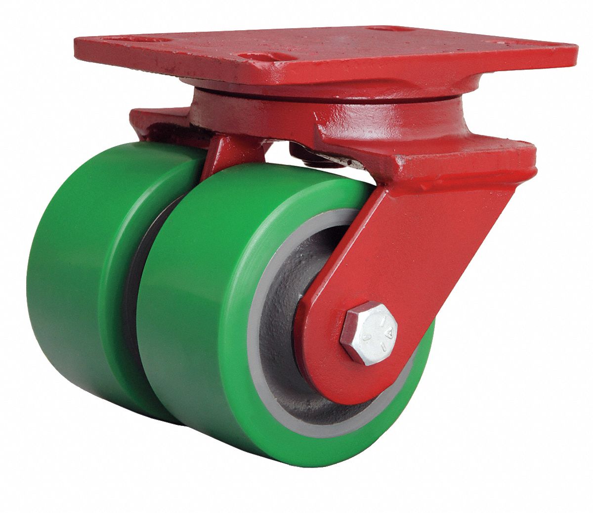 Hamilton S-HS2-4DB Hamilton Easy-Turn Standard Plate Caster: 4 in Wheel ...