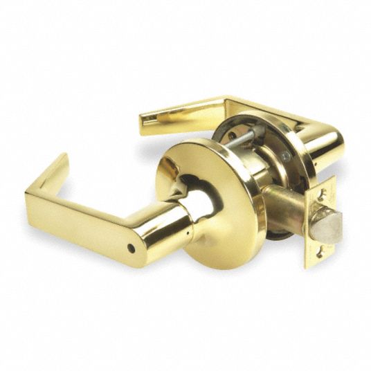 ASSA ABLOY ACCENTRA, Privacy Lever Locksets, Brass, Door Lockset ...