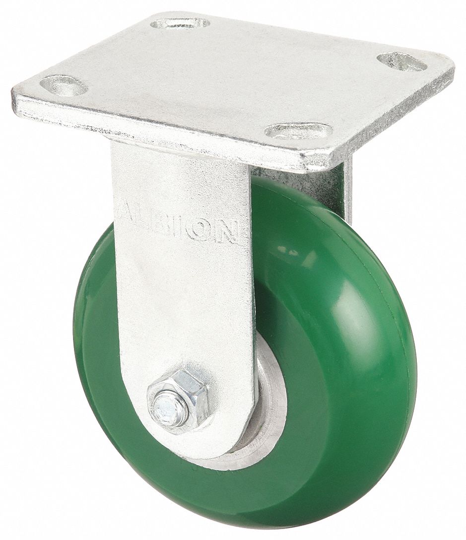 COLSON, Rigid, Polyurethane, Plate Caster - 1VJA7|110PM05228R - Grainger