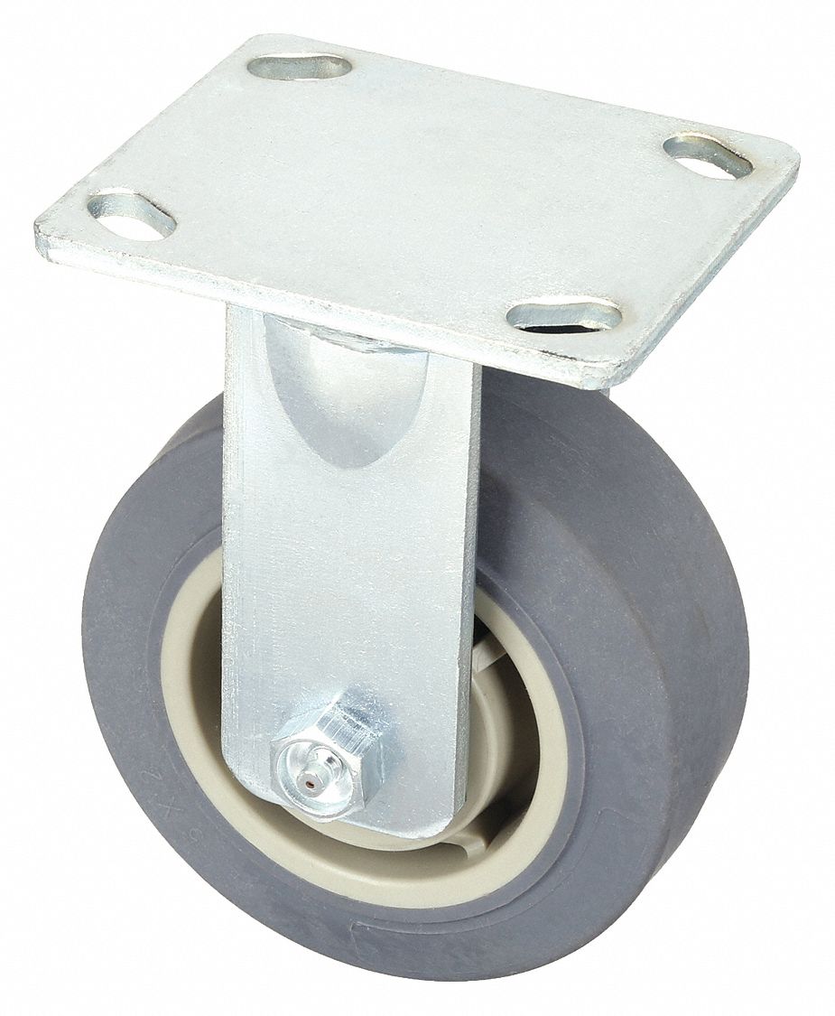 Rigid, No Brake, Plate Caster - 1VJC5|P21R-PRP050R-14 - Grainger