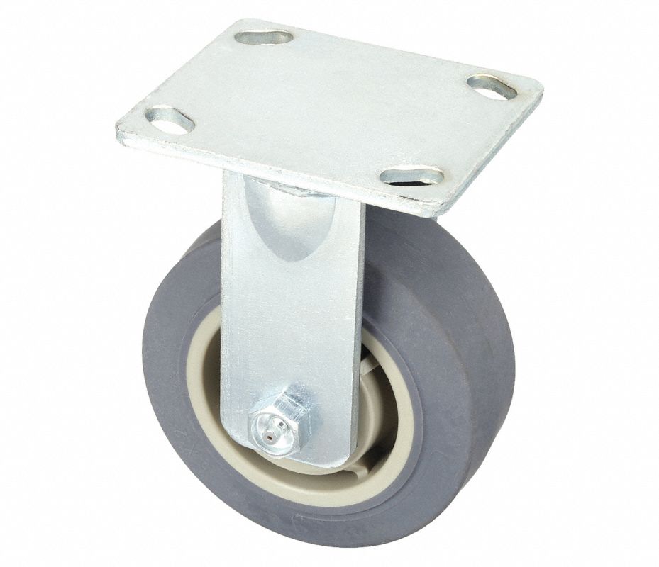 APPROVED VENDOR Rodaja con Placa, Dia. de la Rueda 5" , Uso Ligero ...