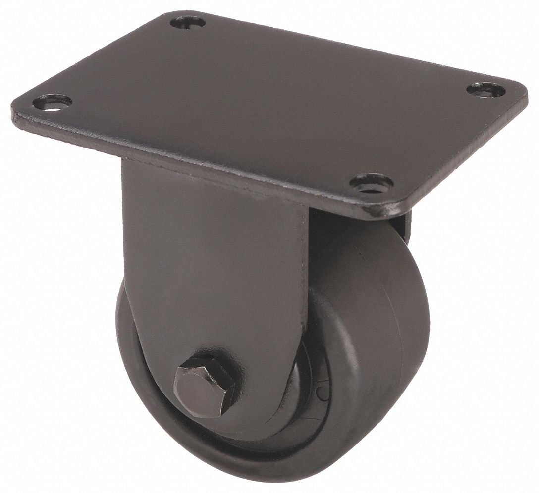 APPROVED VENDOR LOW-PROFILE STANDARD PLATE CASTER, 3 IN WHEEL DIAMETER ...