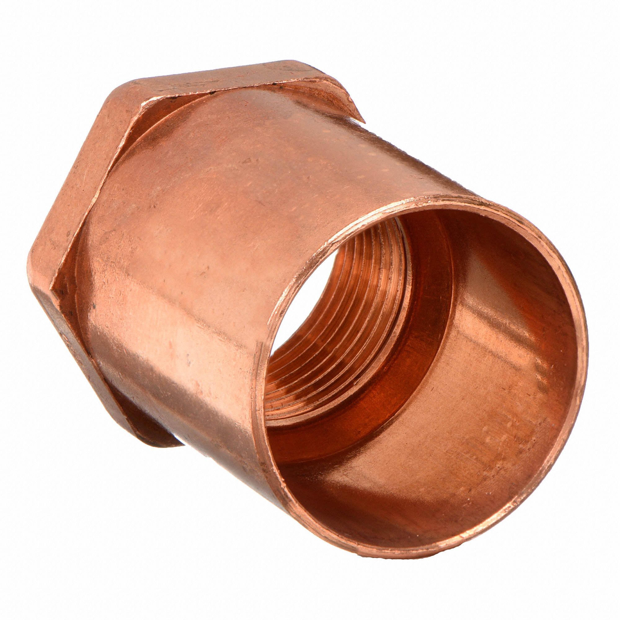 NIBCO Reducing Adapter, Wrot Copper, 1/2 in, C x FNPT - 5P210|C603 1 ... NIBCO Reducing Adapter, Wrot Copper, 1/2 in, C x FNPT - 5P210|C603 1 ...