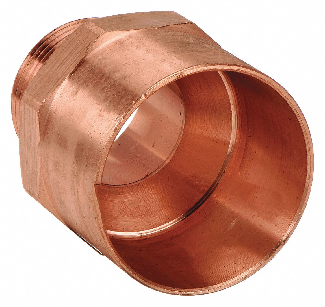 NIBCO Reducing Adapter, Wrot Copper, 3/8 in, C x MNPT - 1VLV4|604R 3 ... NIBCO Reducing Adapter, Wrot Copper, 3/8 in, C x MNPT - 1VLV4|604R 3 ...