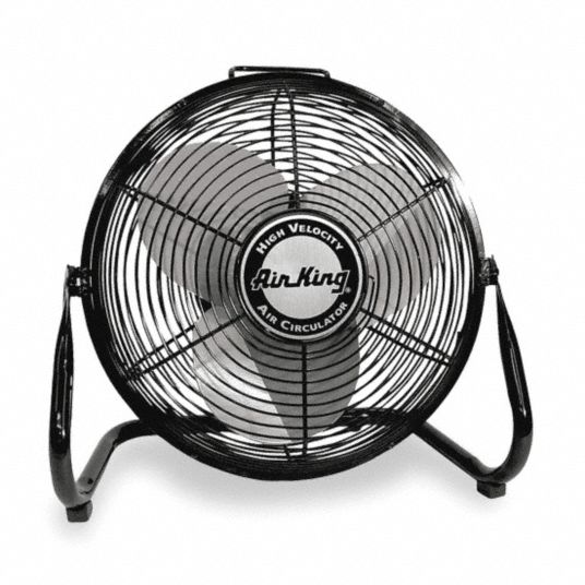AIR KING Floor Fan, Non-Oscillating, 120V, Number of Speeds 3 - 1VN44 ...