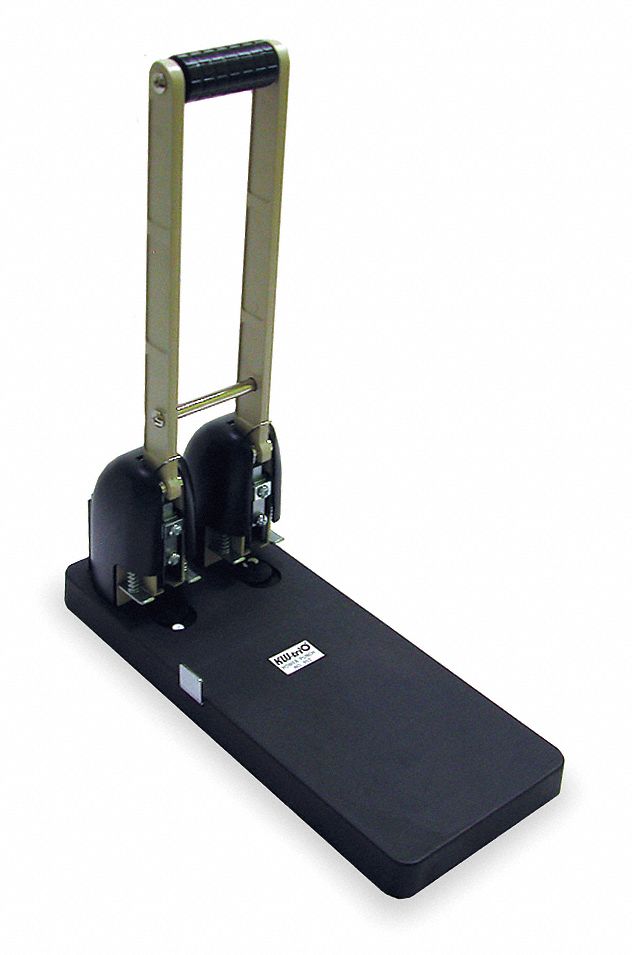 Heavy Duty Paper Punch,2 Hole,15Hx5W In - Grainger