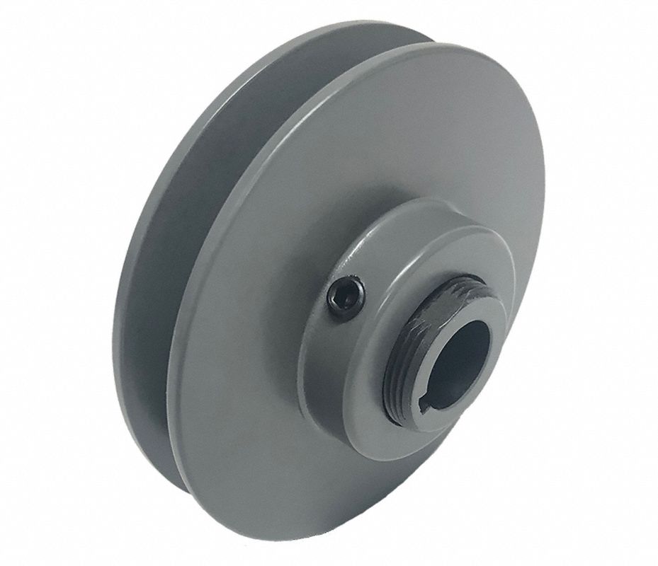 APPROVED VENDOR Polea d/Paso Variable p/Banda en V,5.35" - Poleas de ...