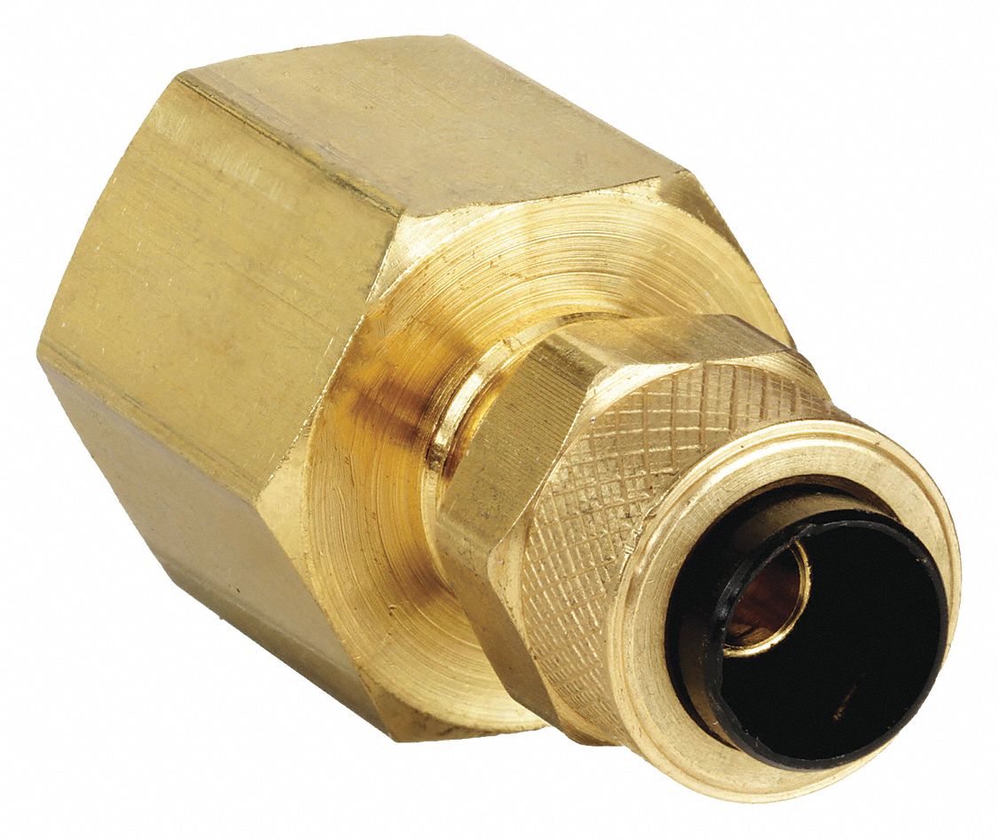 PARKER, 1/4 in OD x 1/4 in Pipe Fitting Size, Compression x FNPT ...
